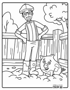 Blippi Coloring Pages (Free PDF Printables) - Simply Love Coloring