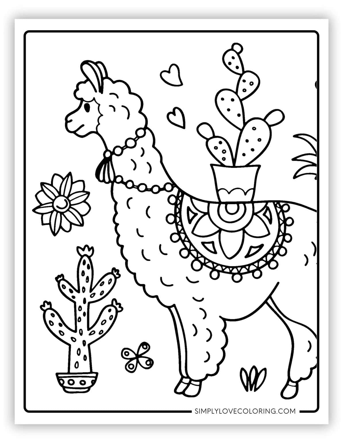 27 Cactus Coloring Pages (Free PDF Printables) - Simply Love Coloring