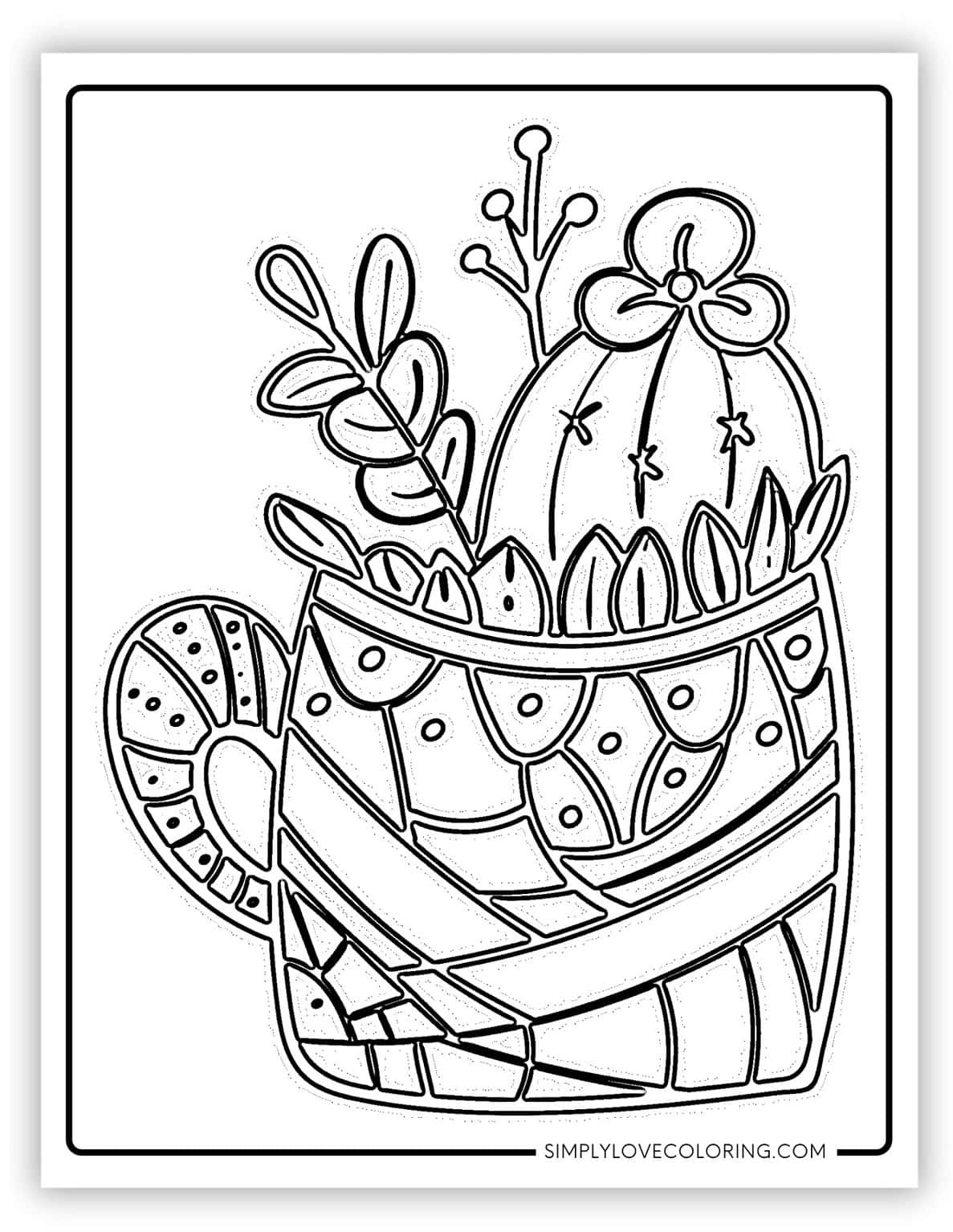 27 Cactus Coloring Pages (Free PDF Printables) - Simply Love Coloring