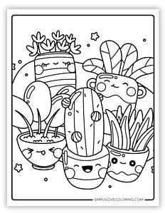27 Cactus Coloring Pages (Free PDF Printables) - Simply Love Coloring
