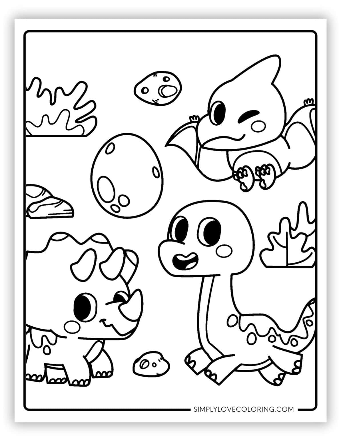 Pterodactyl Coloring Pages (Free PDF Printables) - Simply Love Coloring