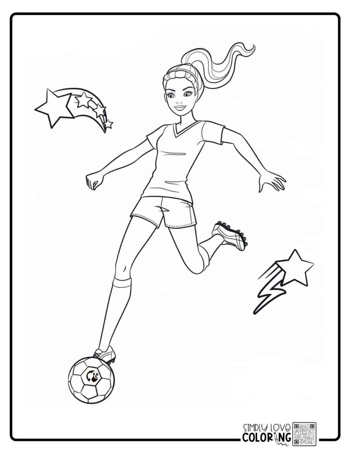 124 Barbie Coloring Pages (Free PDF Printables) - Simply Love Coloring