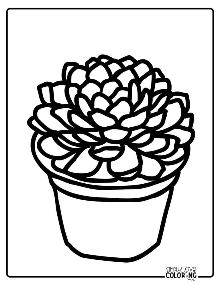 Plant Coloring Pages (Free PDF Printables) - Simply Love Coloring
