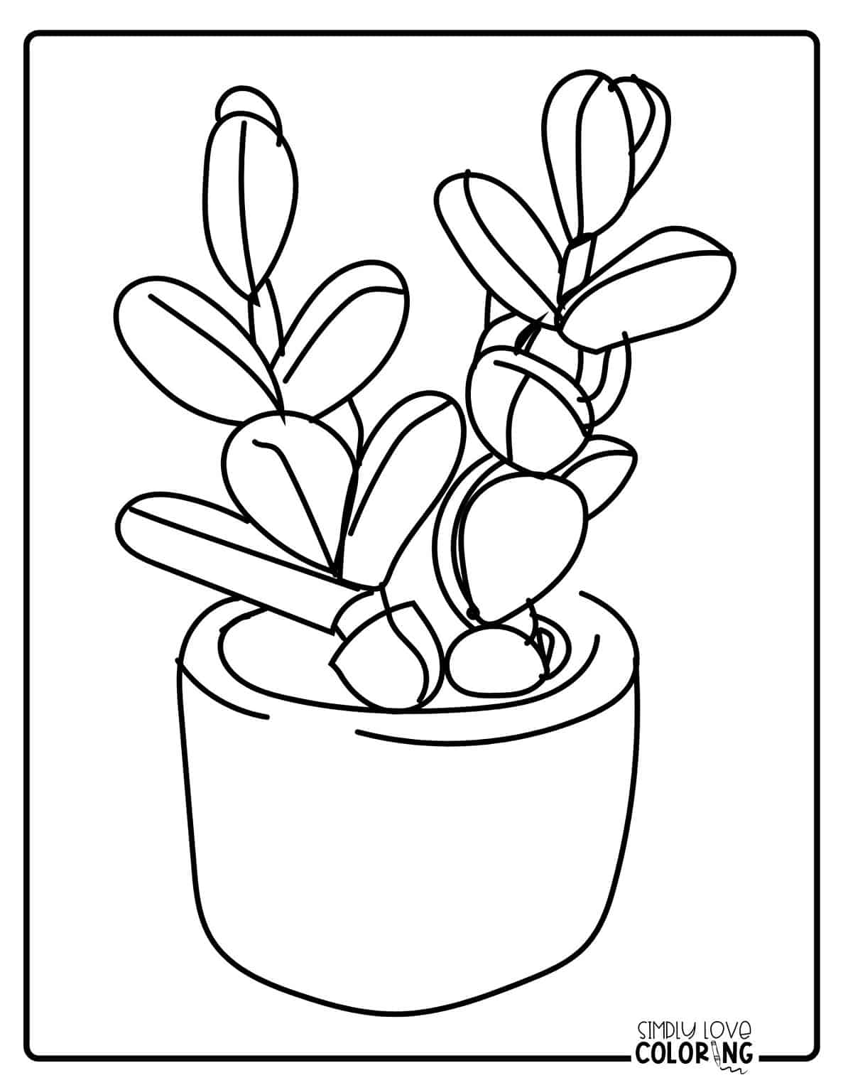 Succulent Plants Coloring Pages (Free PDF Printables) - Simply Love ...