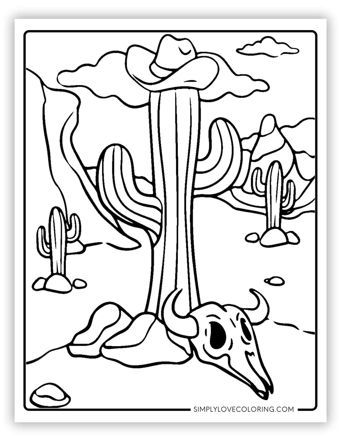 27 Cactus Coloring Pages (Free PDF Printables) - Simply Love Coloring