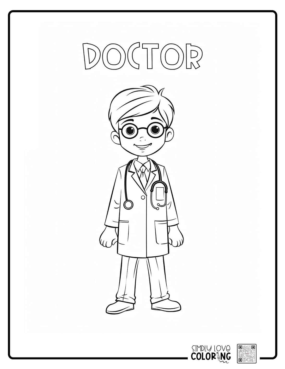43 Medical Professionals Coloring Pages (Free PDF Printables) - Simply ...
