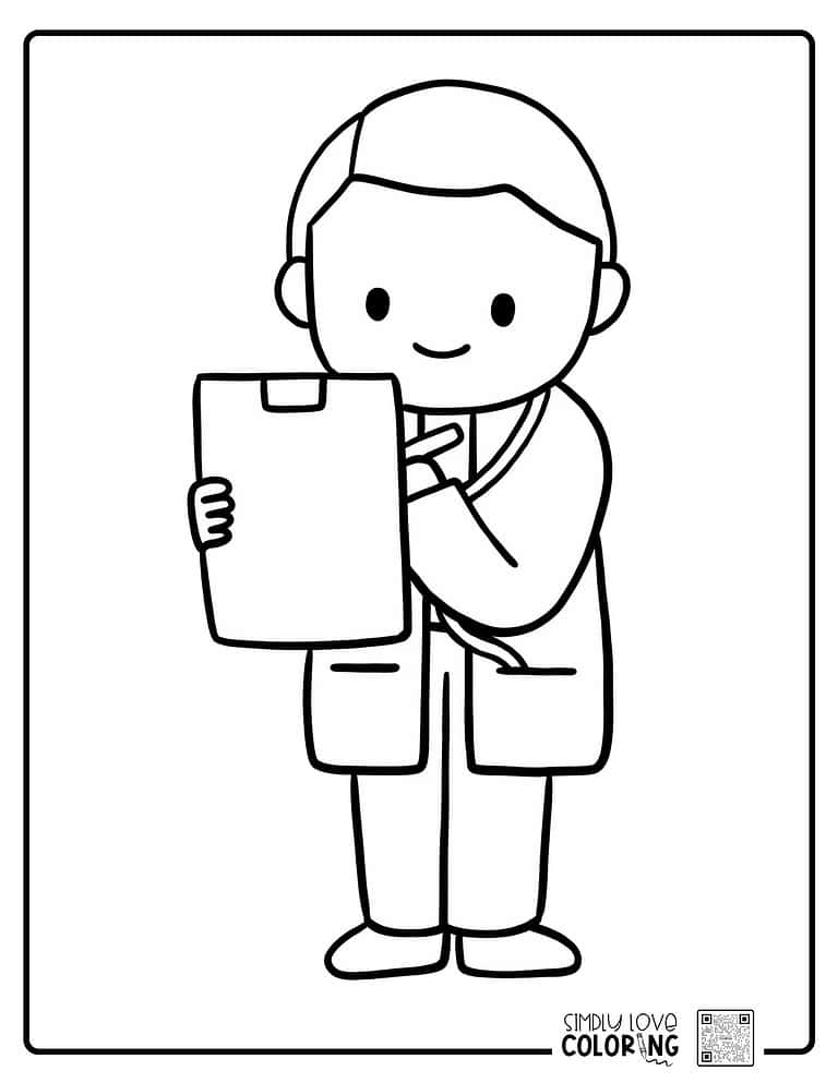 43 Medical Professionals Coloring Pages (Free PDF Printables) - Simply ...