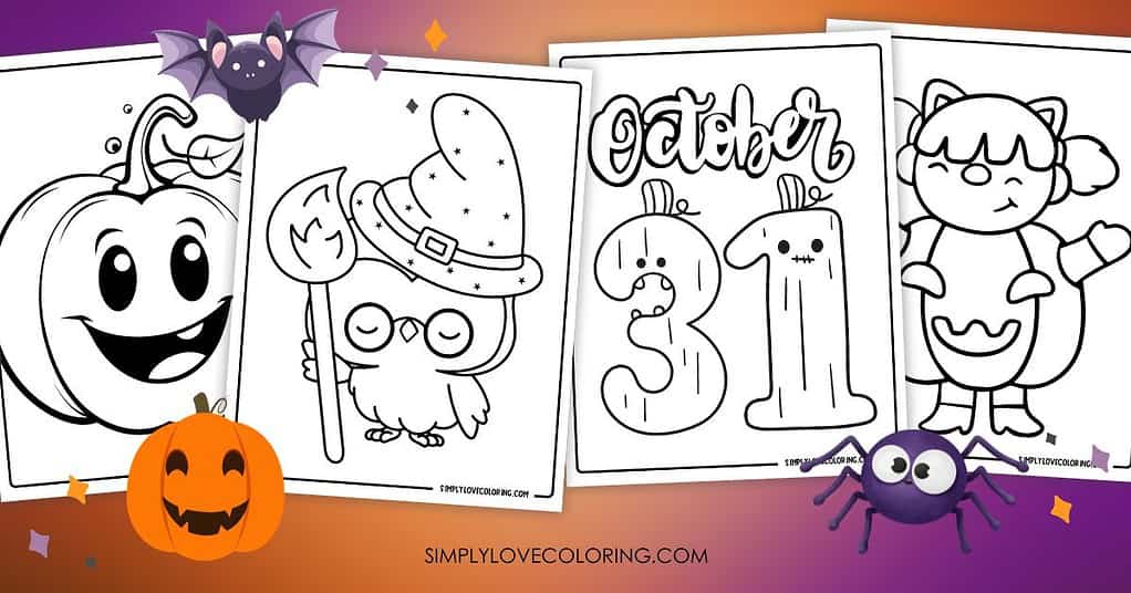 84 Free Halloween Coloring Pages (Free PDF Printables) - Simply Love ...
