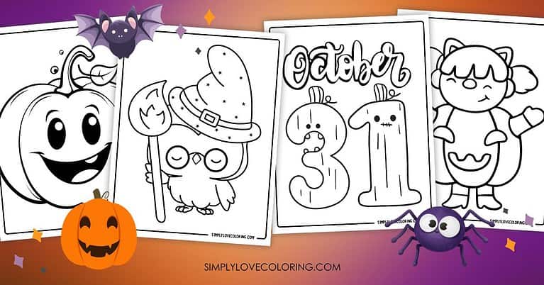 84 Free Halloween Coloring Pages (Free PDF Printables) - Simply Love ...