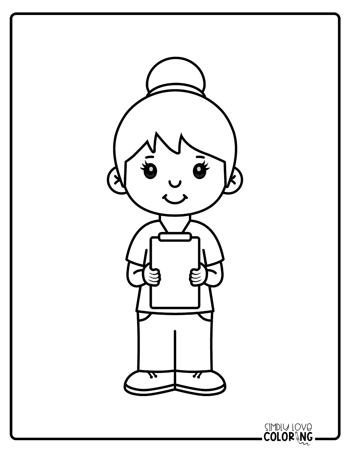43 Medical Professionals Coloring Pages (Free PDF Printables) - Simply ...