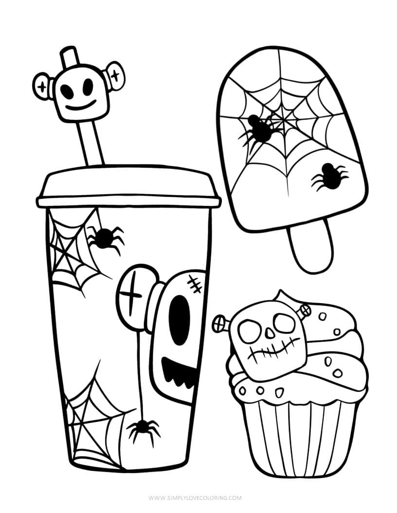 Free Halloween Coloring Pages - Simply Love Coloring