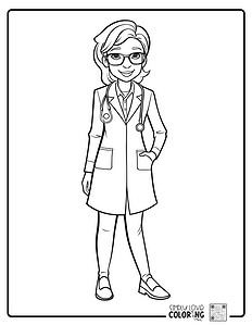 43 Medical Professionals Coloring Pages (Free PDF Printables) - Simply ...