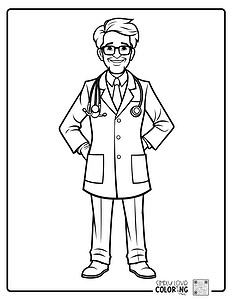 43 Medical Professionals Coloring Pages (Free PDF Printables) - Simply ...