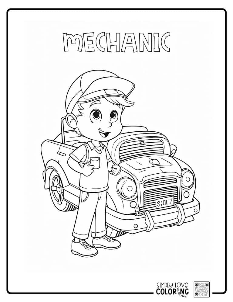 92 Fun Jobs Coloring Pages (Free PDF Printables) - Simply Love Coloring