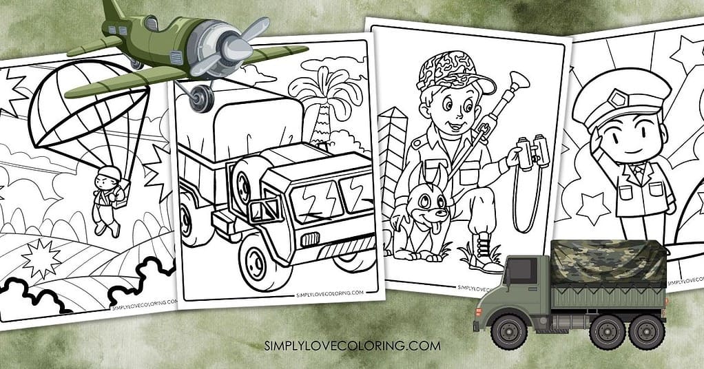Military Coloring Pages (people) (Free PDF Printables) - Simply Love ...