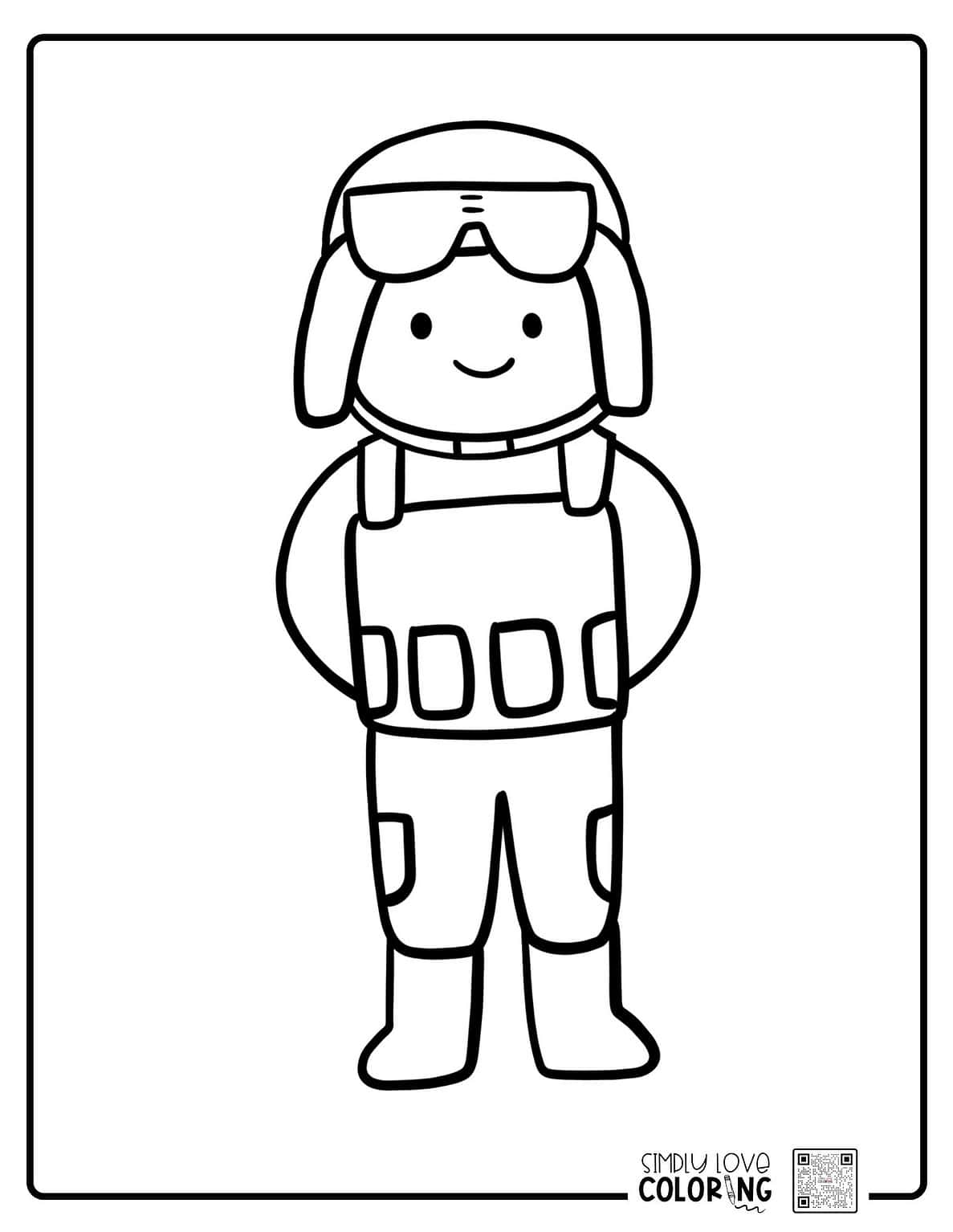 Military Coloring Pages (people) (Free PDF Printables) - Simply Love ...