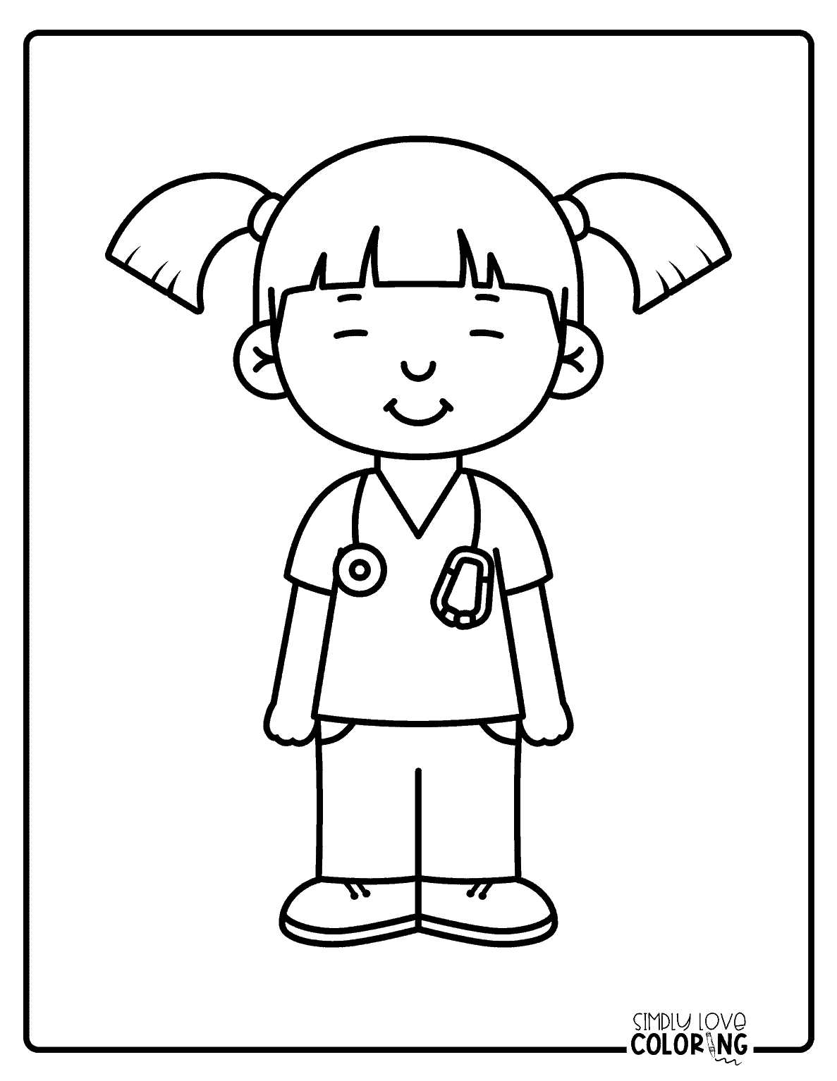 43 Medical Professionals Coloring Pages (Free PDF Printables) - Simply ...