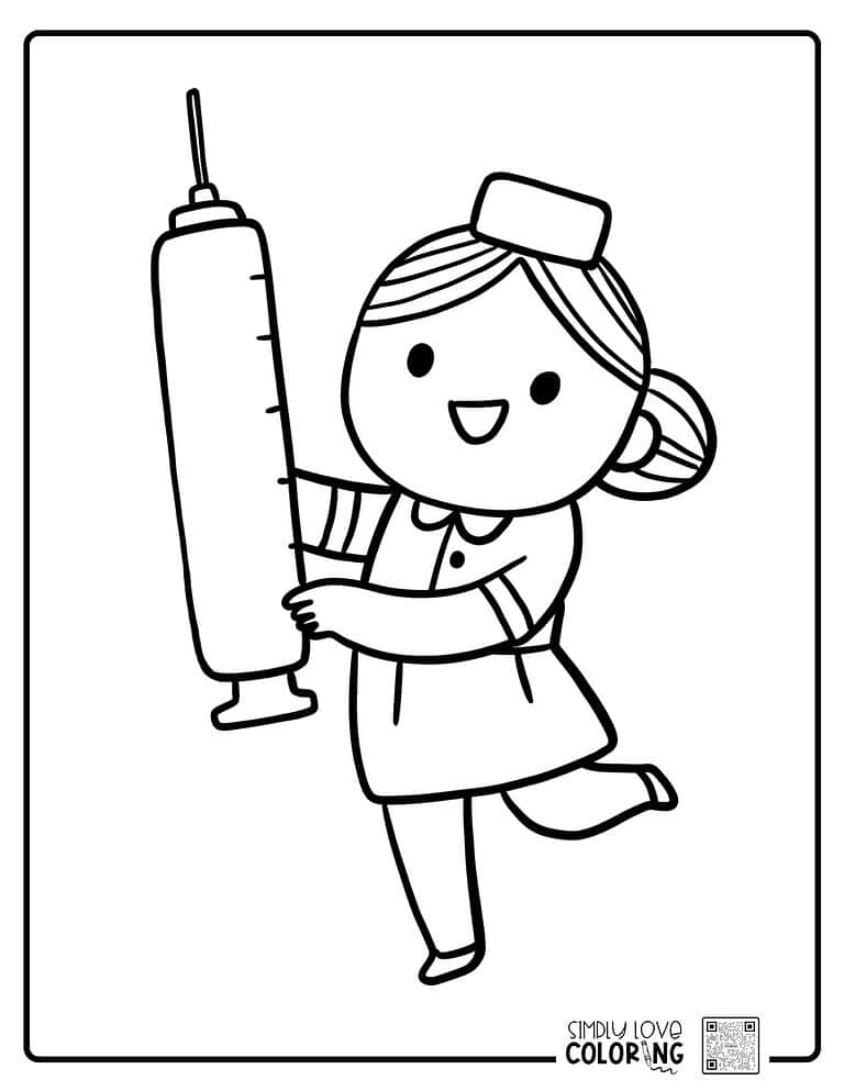 43 Medical Professionals Coloring Pages (Free PDF Printables) - Simply ...