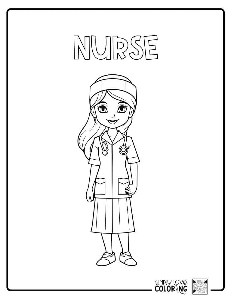 43 Medical Professionals Coloring Pages (Free PDF Printables) - Simply ...