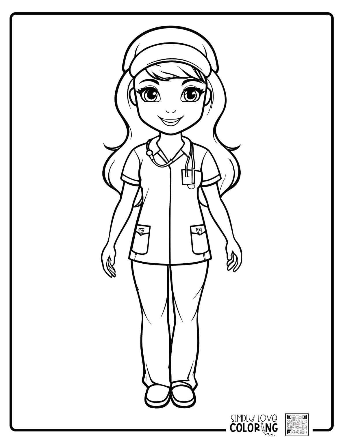 43 Medical Professionals Coloring Pages (Free PDF Printables) - Simply ...
