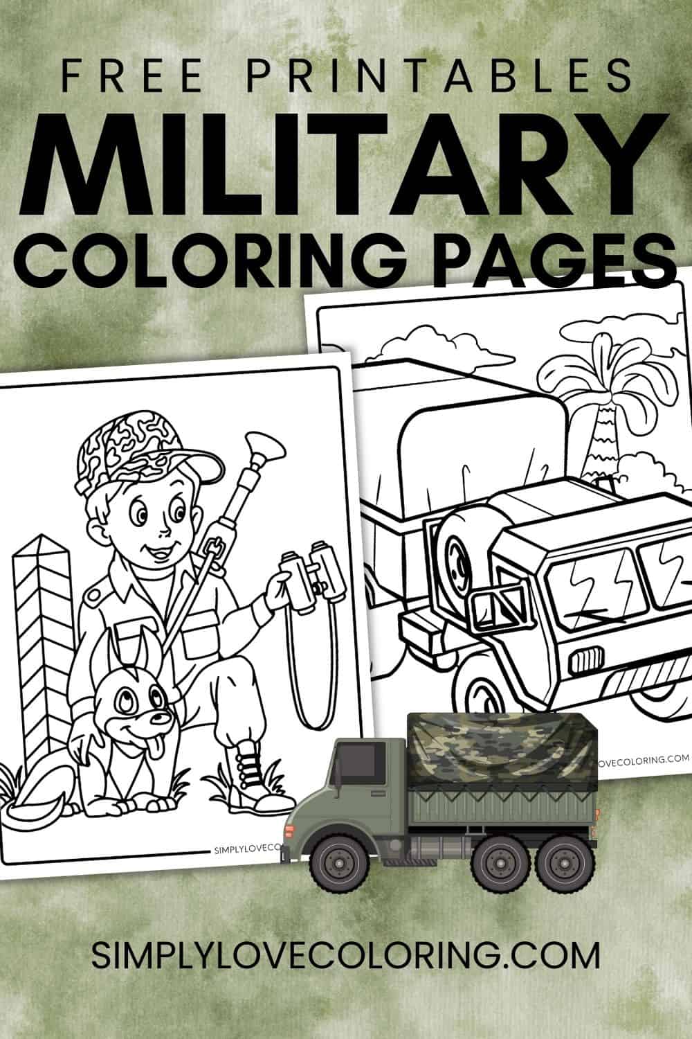 Military Coloring Pages (people) (Free PDF Printables) - Simply Love ...