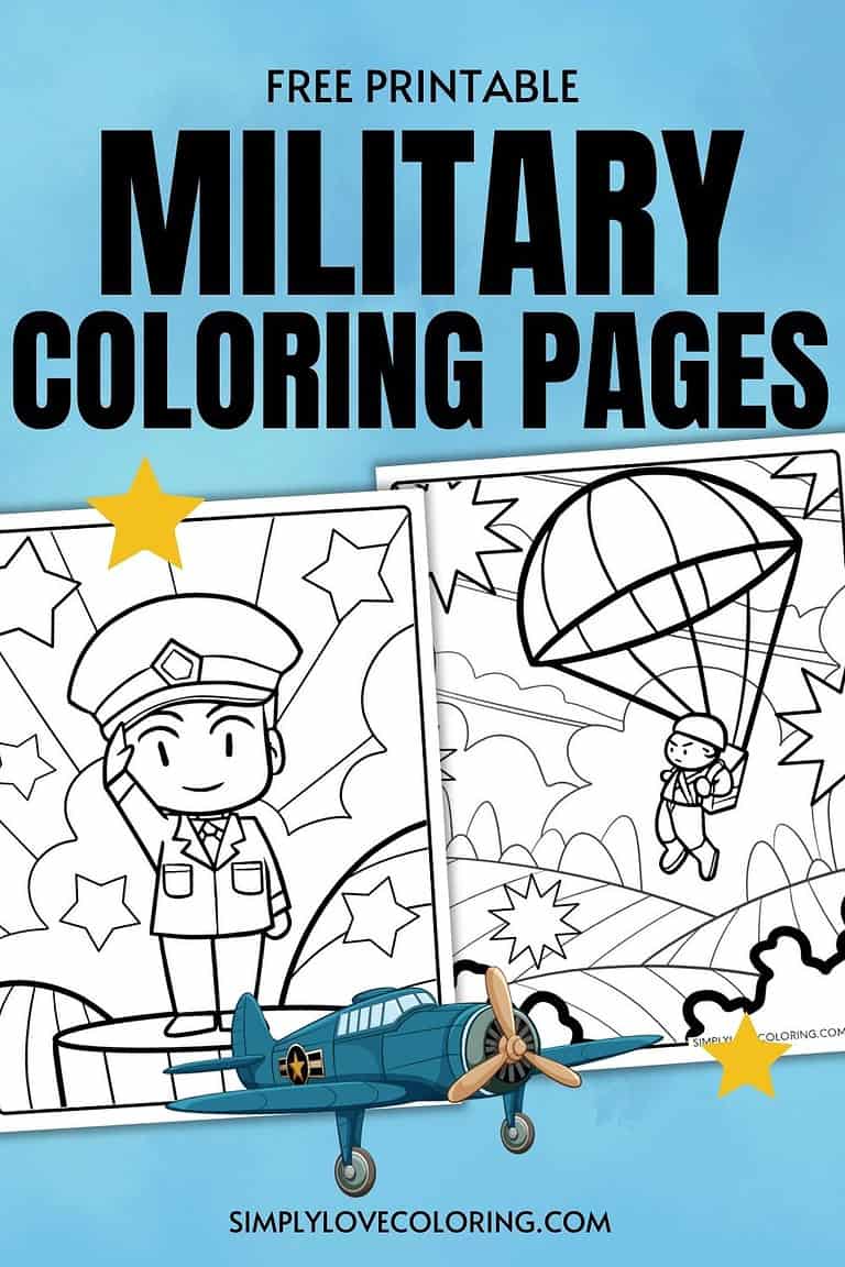 Military Coloring Pages (people) (Free PDF Printables) - Simply Love ...