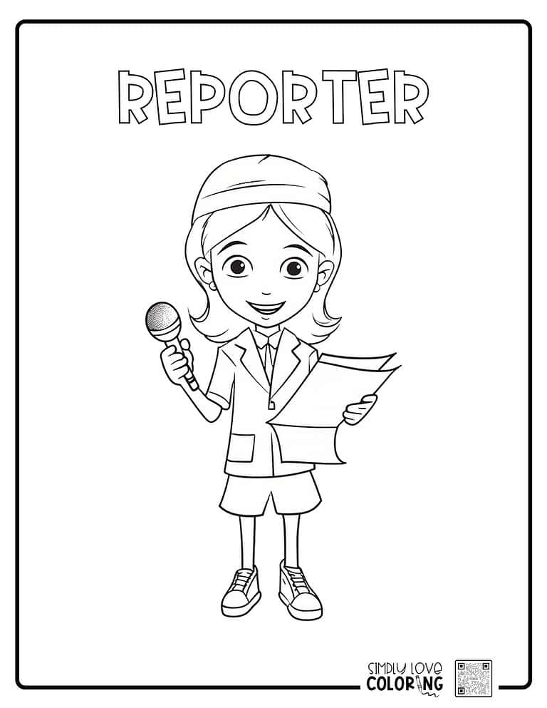 92 Fun Jobs Coloring Pages (Free PDF Printables) - Simply Love Coloring