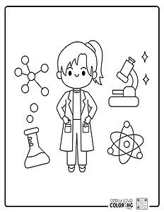 92 Fun Jobs Coloring Pages (Free PDF Printables) - Simply Love Coloring