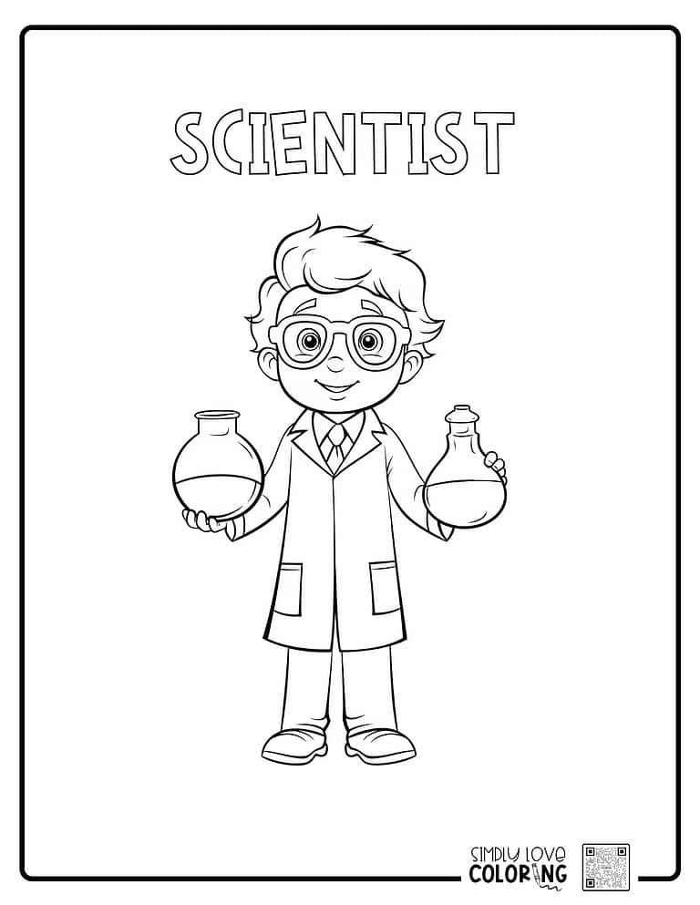 92 Fun Jobs Coloring Pages (Free PDF Printables) - Simply Love Coloring