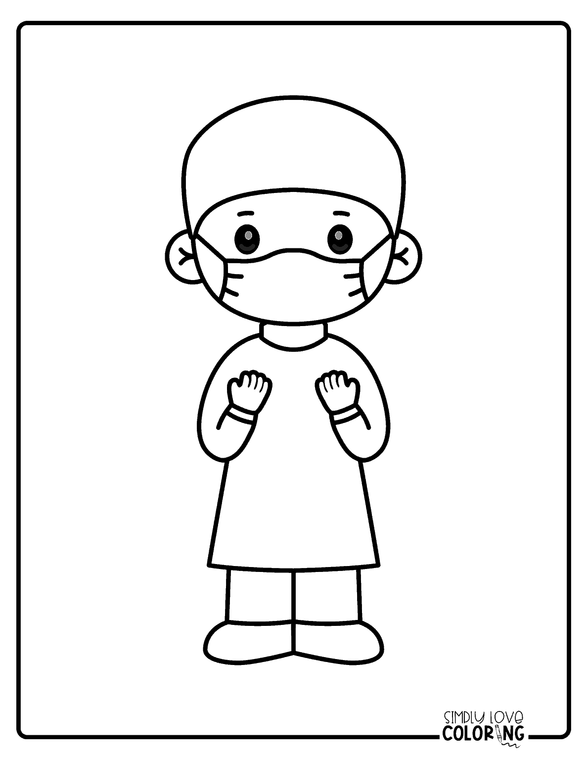 43 Medical Professionals Coloring Pages (Free PDF Printables) - Simply ...