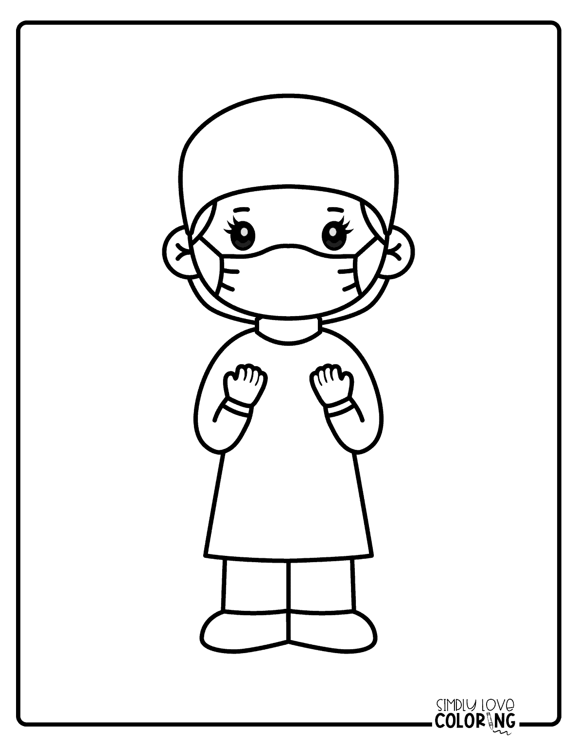 43 Medical Professionals Coloring Pages (Free PDF Printables) - Simply ...