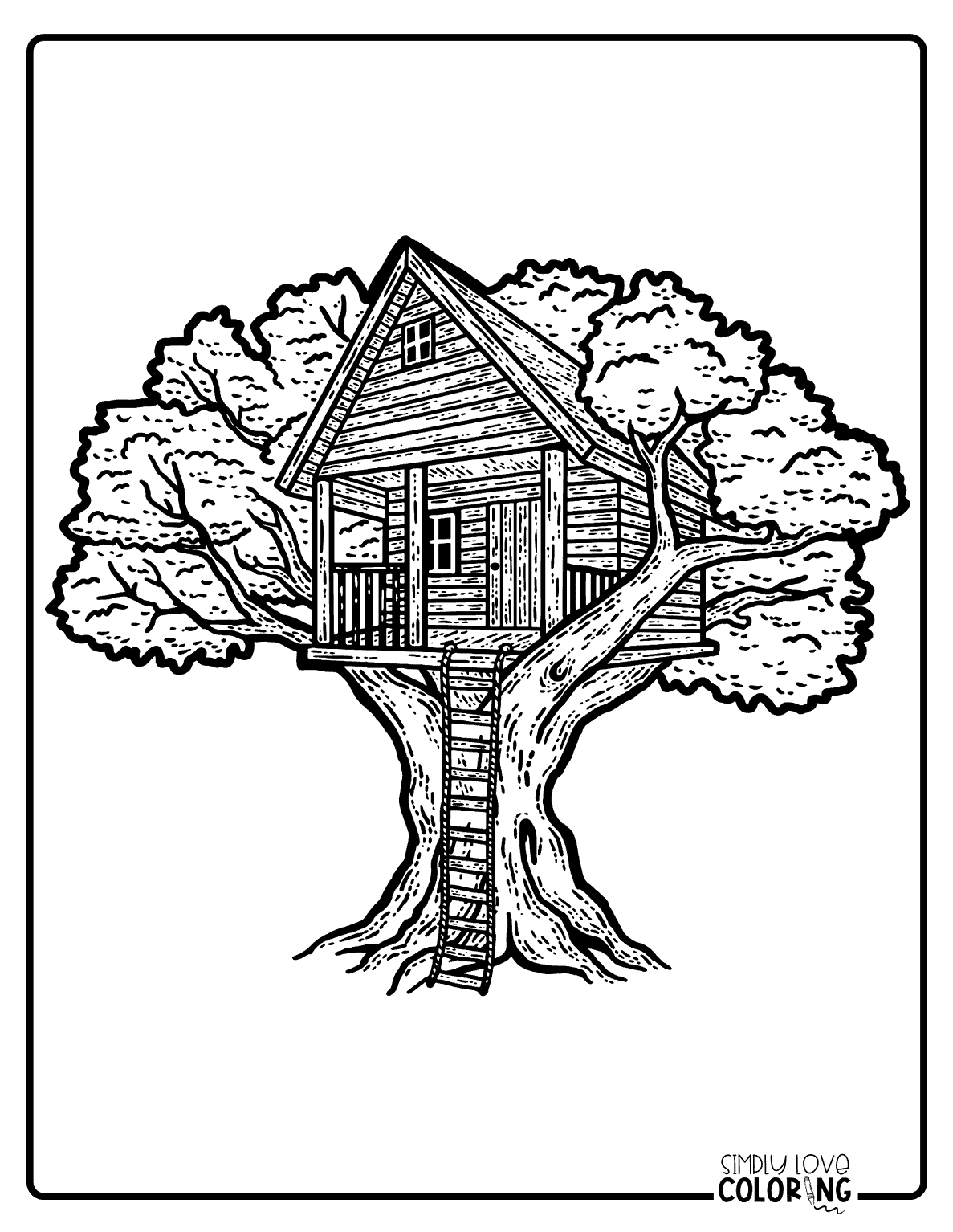 26 Building Coloring Pages (Free PDF Printables) - Simply Love Coloring