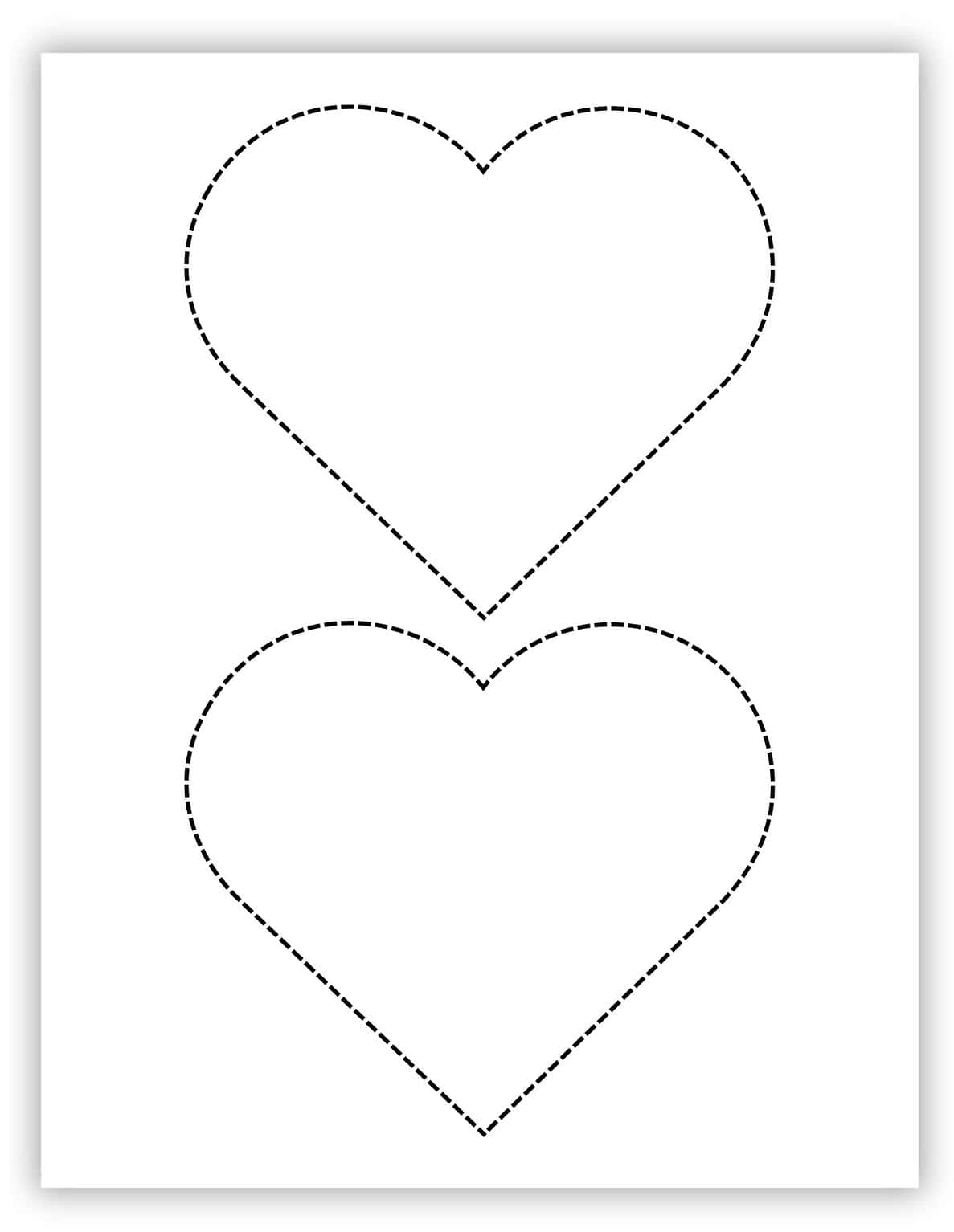 32 Heart Templates (Free PDF Printables) - Simply Love Coloring