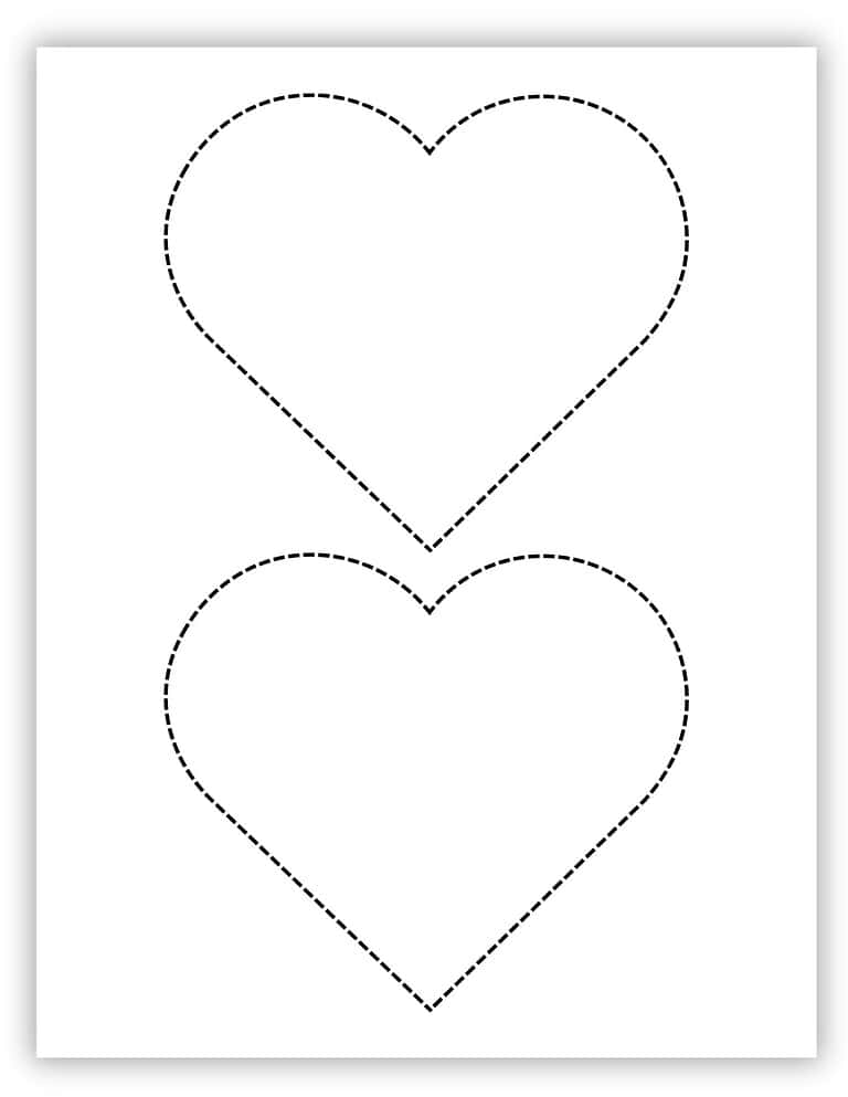 32 Heart Templates (Free PDF Printables) - Simply Love Coloring