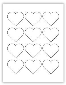 32 Heart Templates (Free PDF Printables) - Simply Love Coloring
