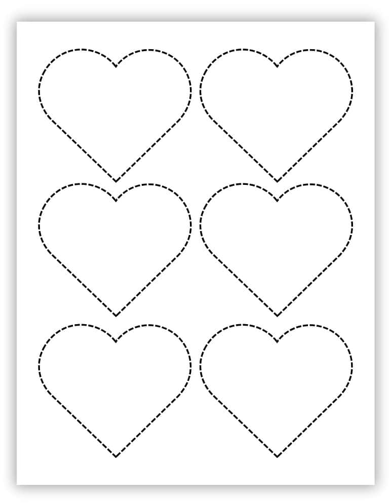 32 Heart Templates (Free PDF Printables) - Simply Love Coloring