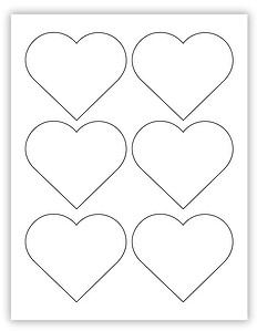 32 Heart Templates (Free PDF Printables) - Simply Love Coloring