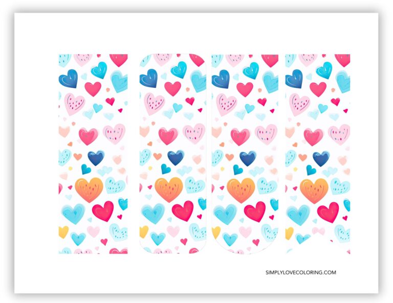 31 Bookmarks (Free PDF Printables Ready to Use, Coloring, and Templates ...