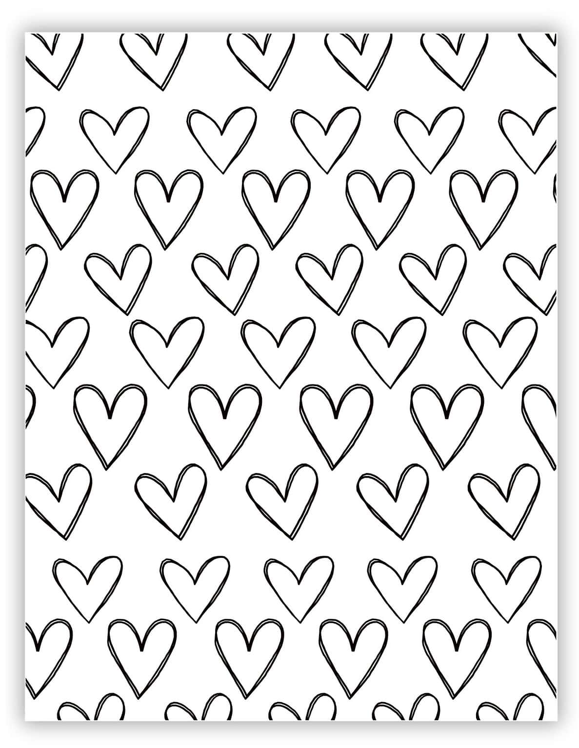32 Heart Templates (Free PDF Printables) - Simply Love Coloring