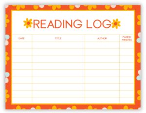 18 Reading Log Printables (Free PDF Printables) - Simply Love Coloring