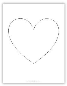 32 Heart Templates (Free PDF Printables) - Simply Love Coloring