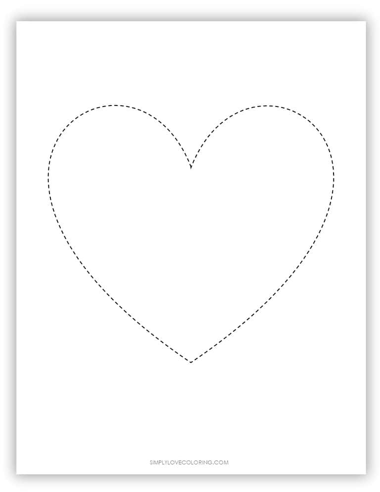32 Heart Templates (Free PDF Printables) - Simply Love Coloring