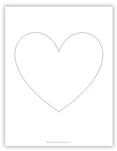 32 Heart Templates (Free PDF Printables) - Simply Love Coloring