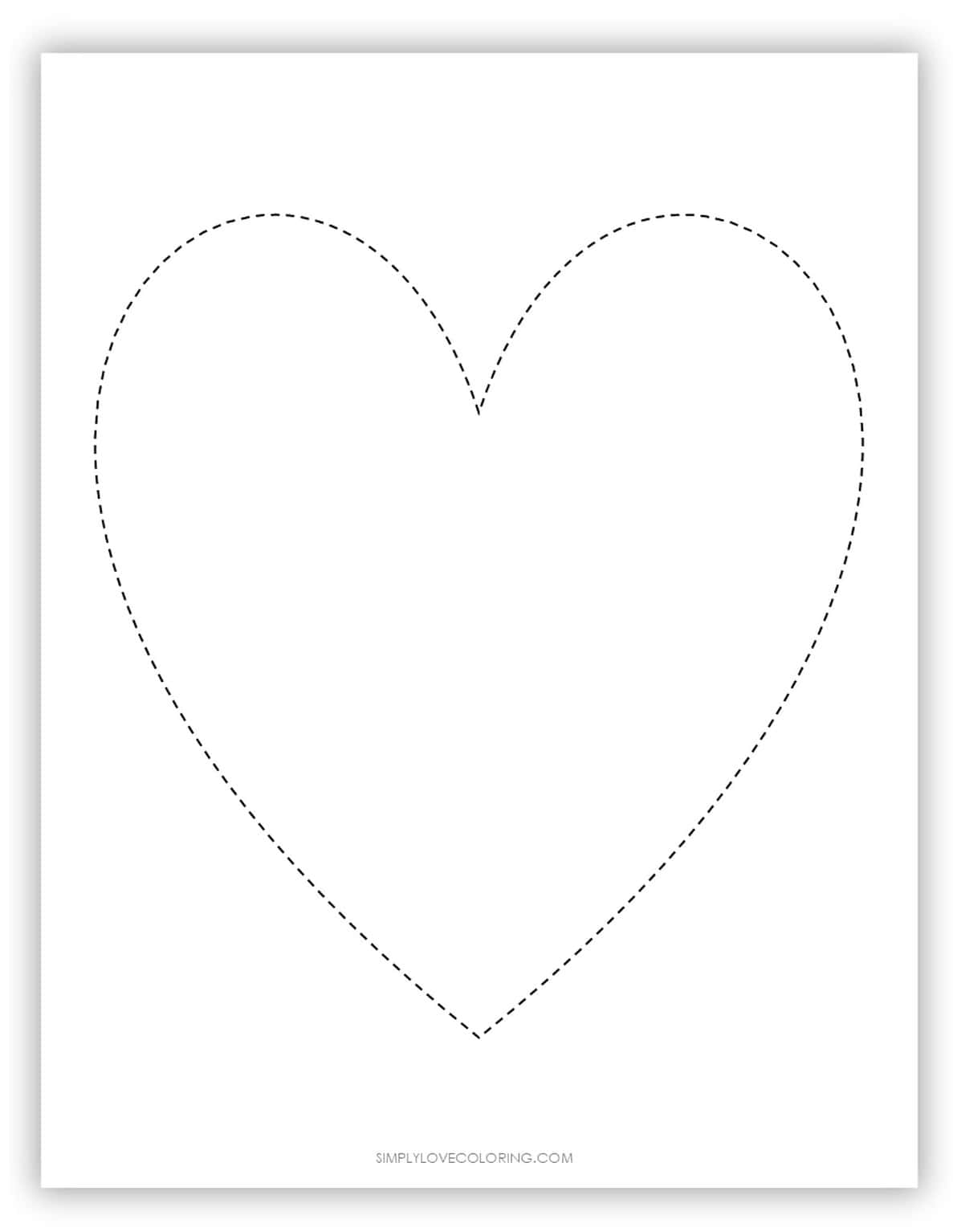 32 Heart Templates (Free PDF Printables) - Simply Love Coloring