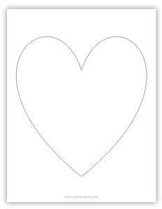 32 Heart Templates (Free PDF Printables) - Simply Love Coloring