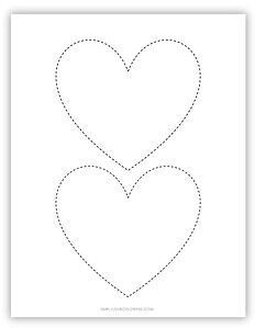 32 Heart Templates (Free PDF Printables) - Simply Love Coloring