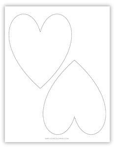32 Heart Templates (Free PDF Printables) - Simply Love Coloring