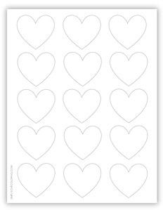 32 Heart Templates (Free PDF Printables) - Simply Love Coloring