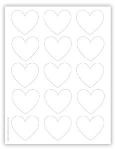 32 Heart Templates (Free PDF Printables) - Simply Love Coloring