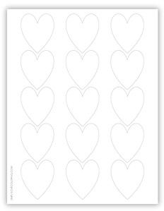 32 Heart Templates (Free PDF Printables) - Simply Love Coloring